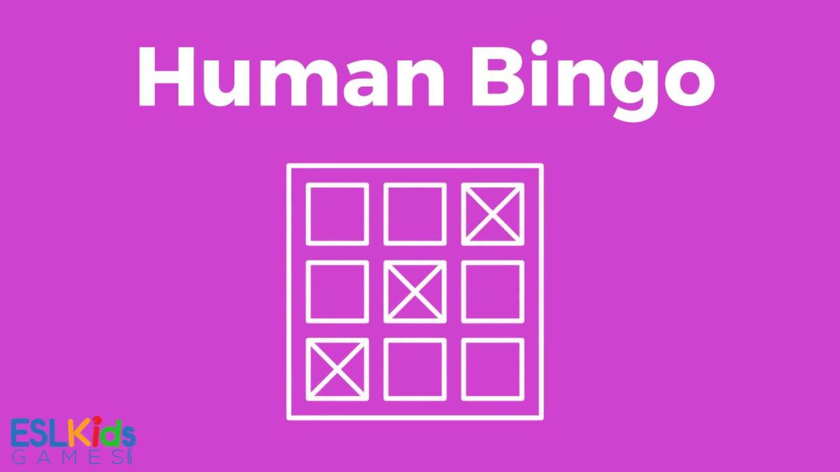 ESL Icebreaker: Human Bingo