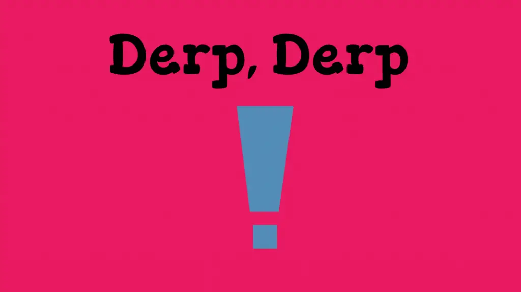 ESL Game Derp, Derp - ESL Kids Games