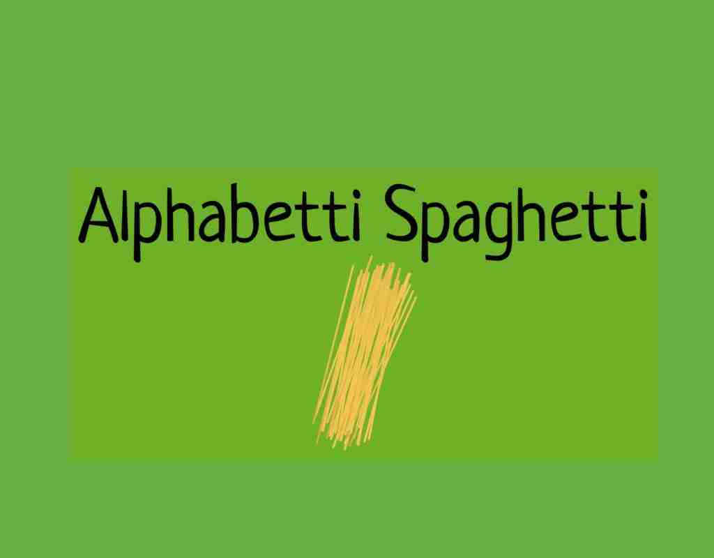 ESL Games: Alphabetti Spaghetti - ESL Kids Games