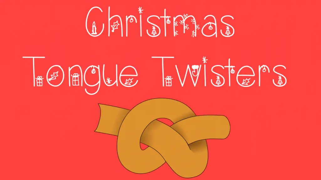 ESL Christmas Game Tongue Twisters - ESL Kids Games