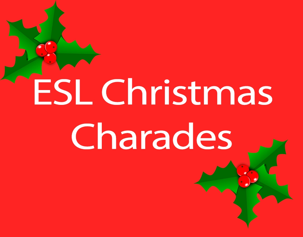 ESL Christmas Charades - ESL Kids Games