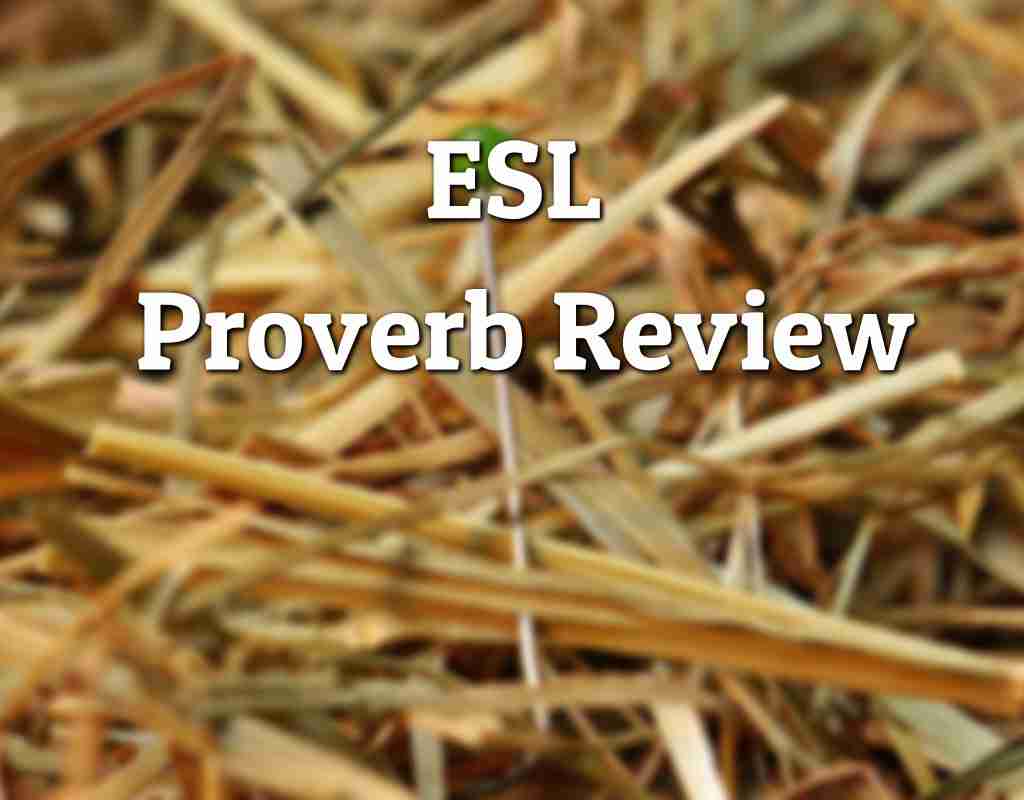 Proverb Review - ESL Kids Games