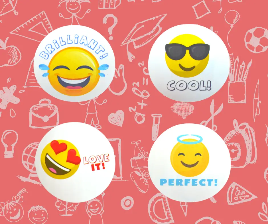 Student Reward stickers emoticons - ESL Kids Games