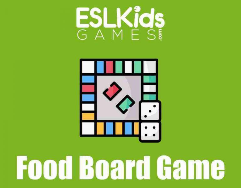 Food Board Game - ESL Kids Games