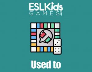 used to interactive board game to speak about past states and habits ...