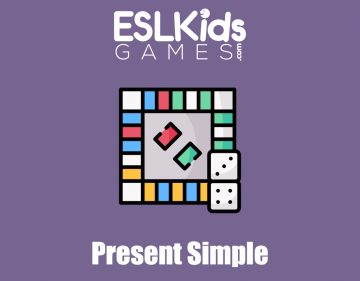 Present Simple Board Game - ESL Kids Games