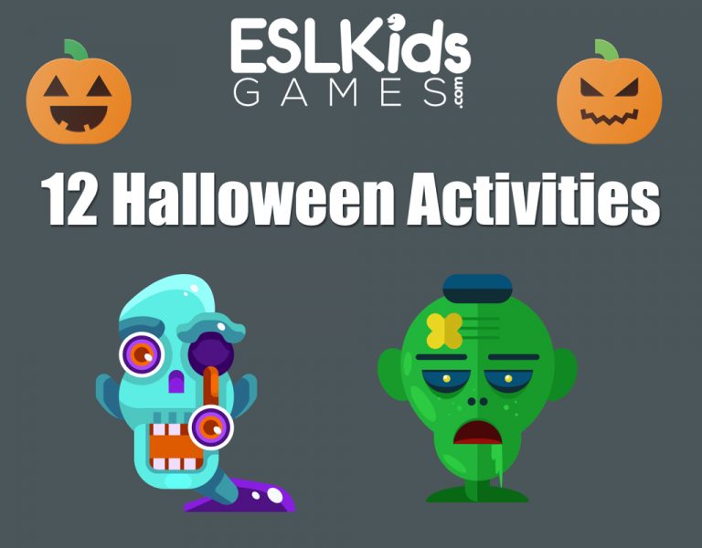 12 Halloween Activities for your ESL Classes - ESL Kids Games