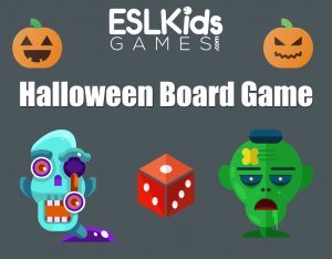 Halloween Board Game - ESL Kids Games