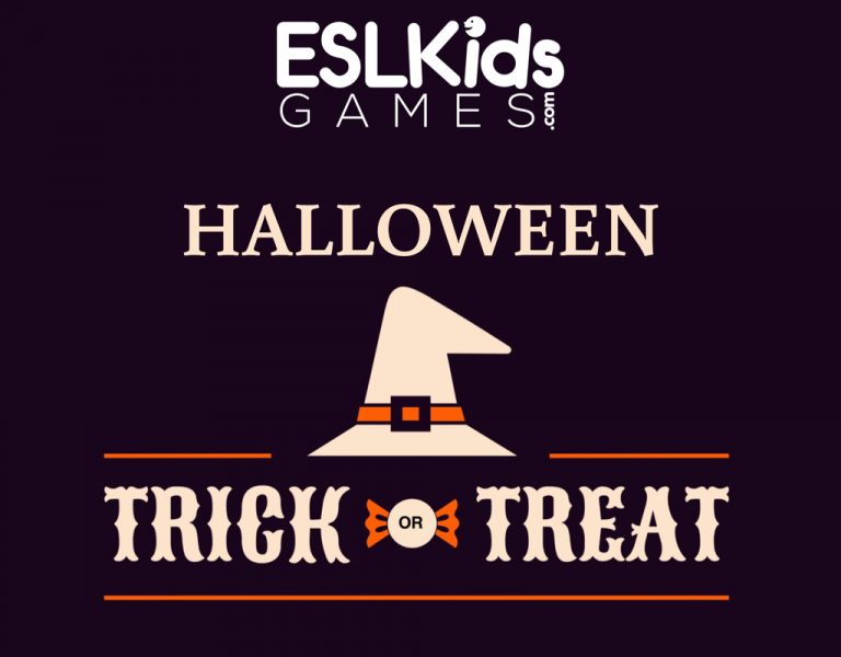 Halloween Trick or Treat Interactive Game - ESL Kids Games
